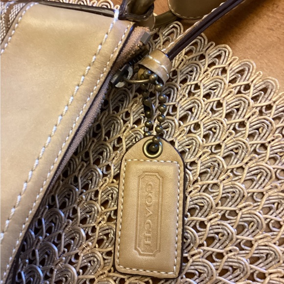 Coach | Bags | Coach Signature Jacquard Shoulder Bag | Poshmark